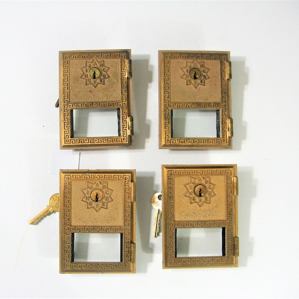 Post Office Box Door With Key - Etsy