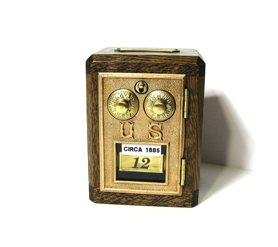 Post Office Box 1885 Door Bank Dual Dial Combination Lock - Etsy