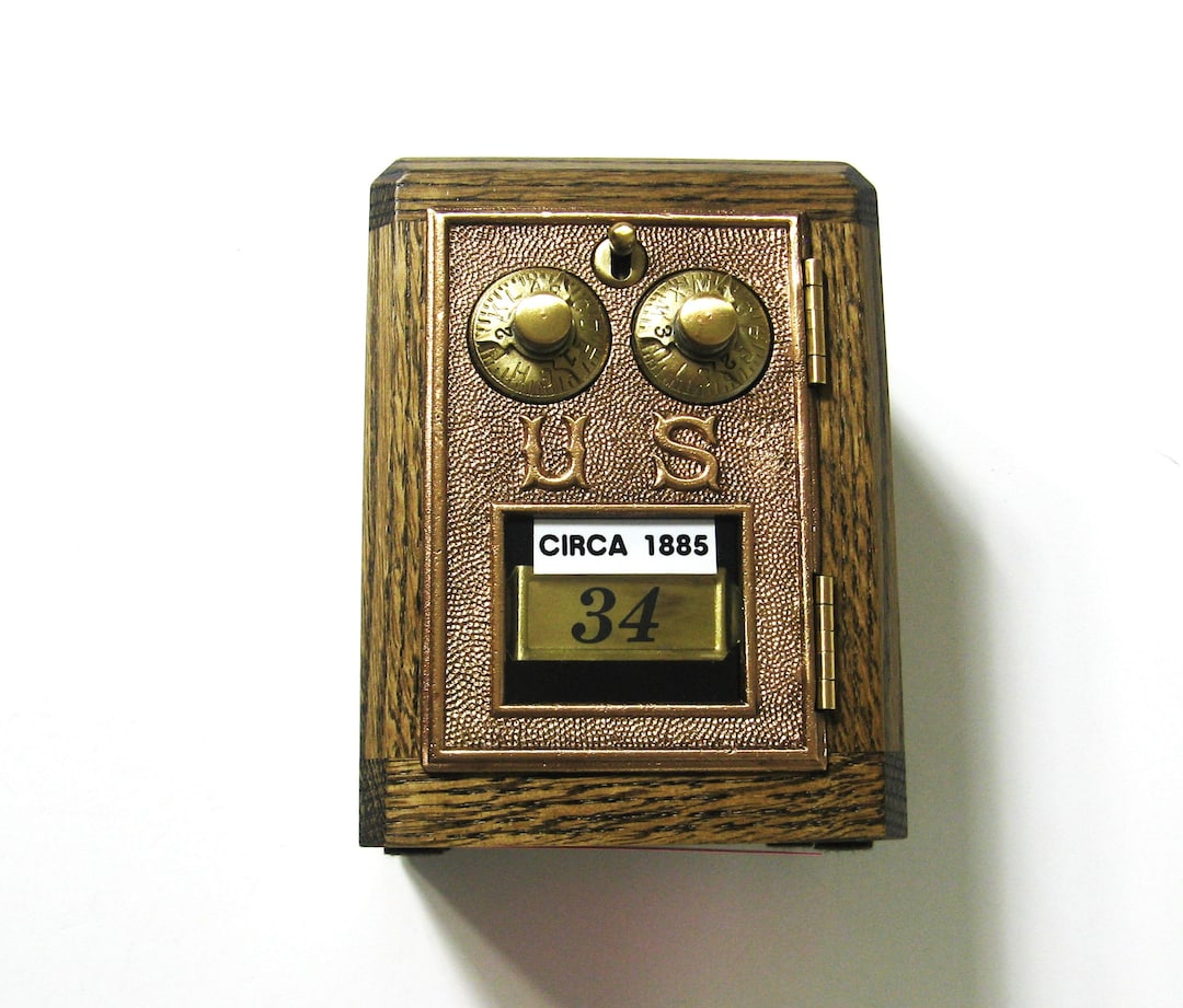 Post Office Box 1885 Door Bank Dual Dial Combination Lock - Etsy