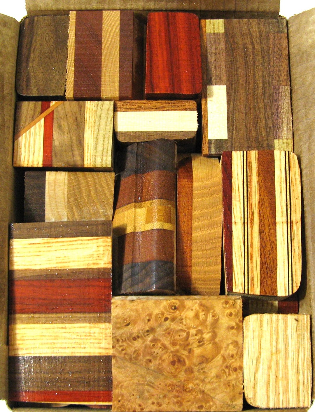 Laminated Multi-wood Blocks for Crafts - Etsy