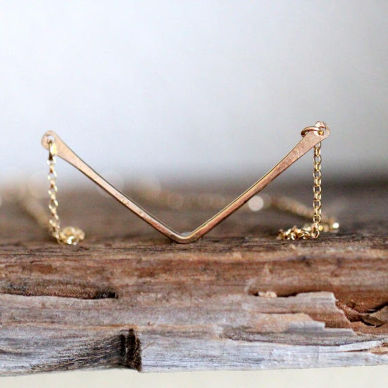 Chevron Necklace - Etsy