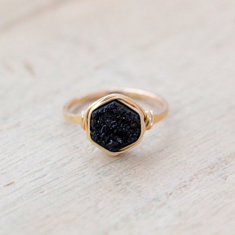 Druzy Ring - Etsy