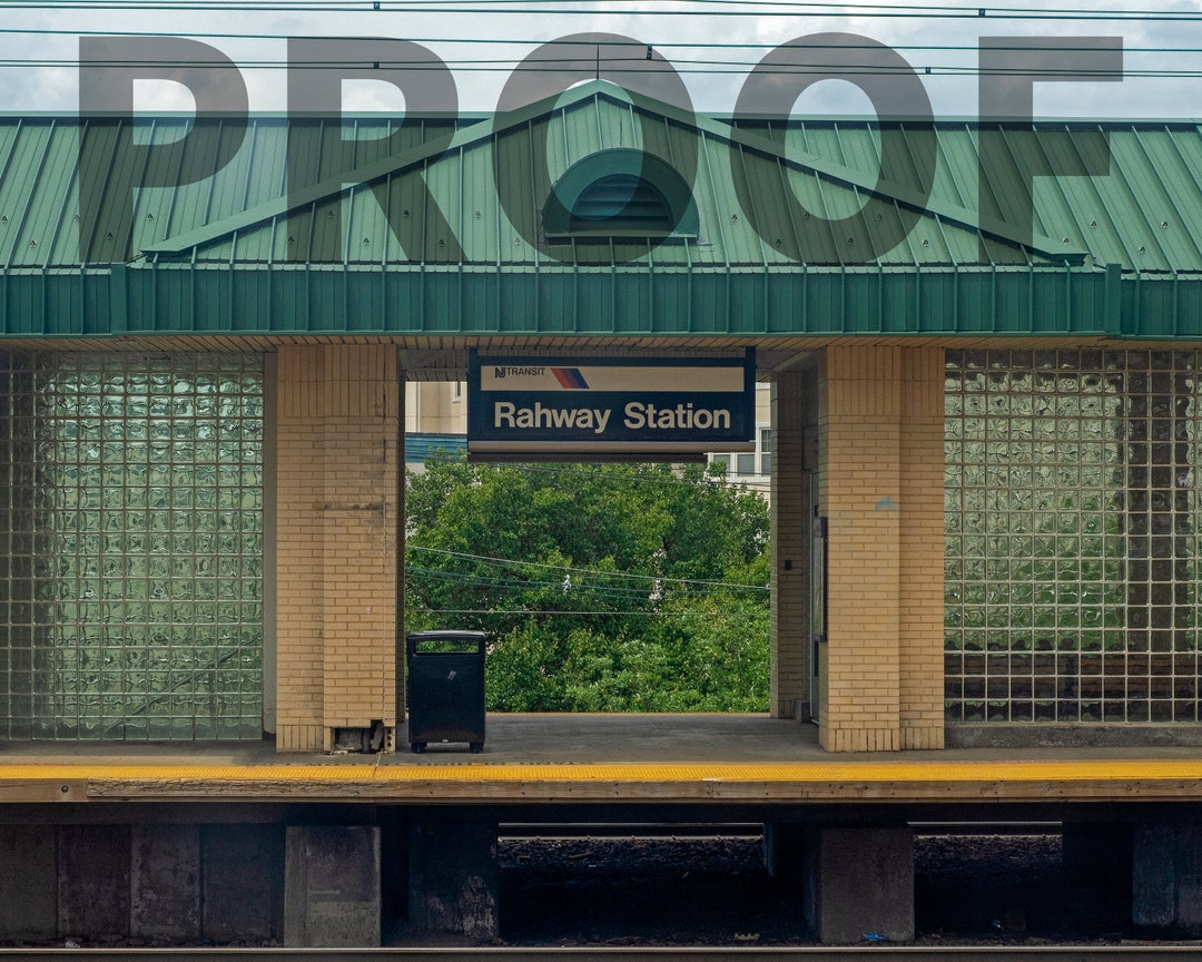 Rahway NJ Transit Train Station. 8x10 Prints in a Variety of Paper ...