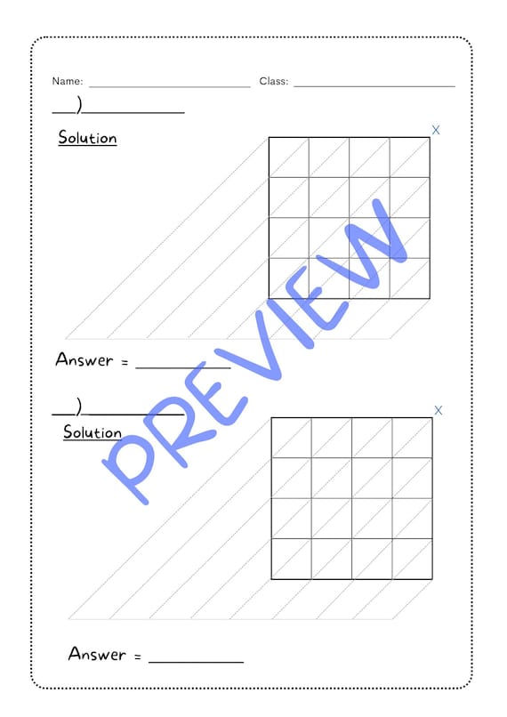 Lattice Multiplication Worksheets Lattice Multiplication Poster
