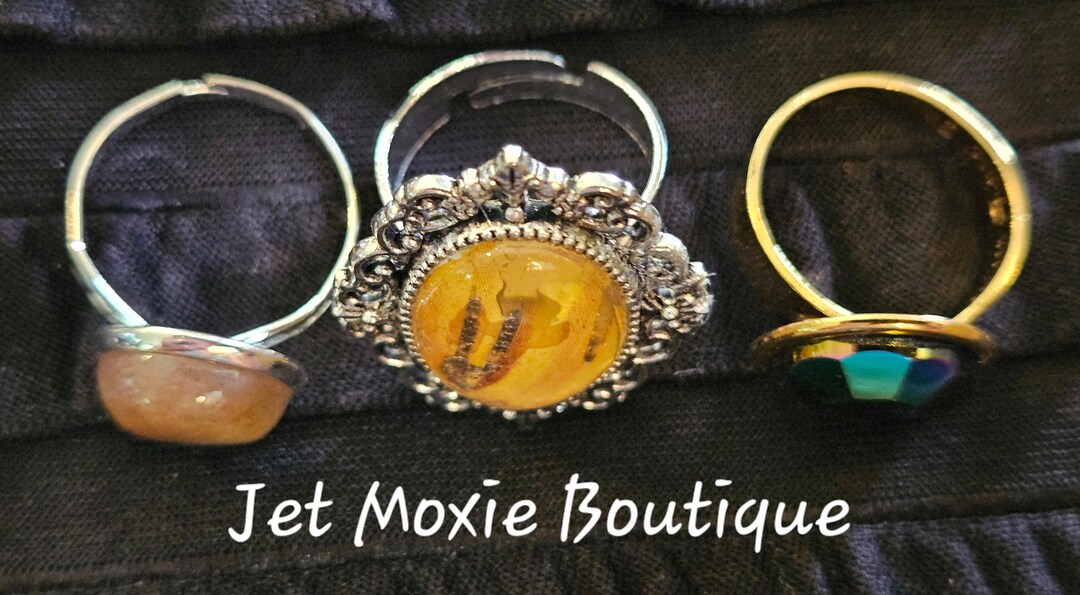 Welcomed Sun Trinket Rings. Adjustable Band. 3 for 16.00. Many Unique ...