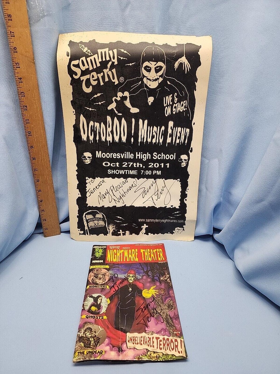 Sammy Terry Nightmare Poster and Comic Book Signed - Etsy
