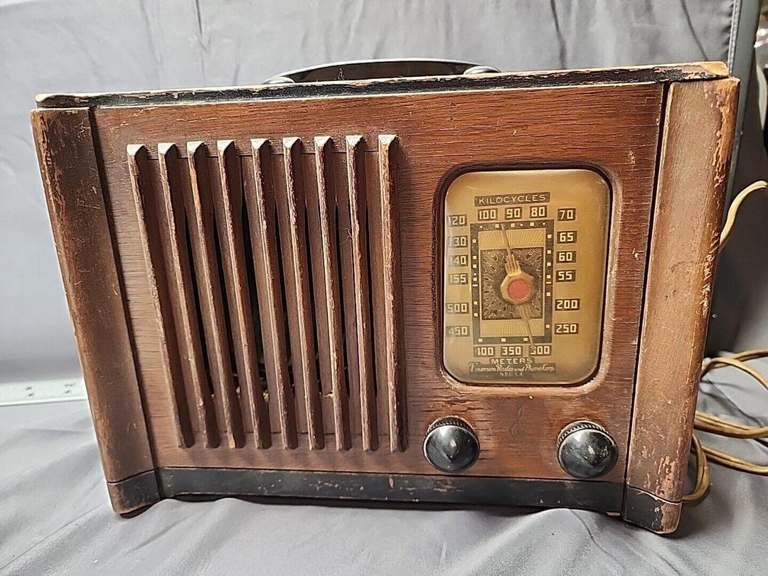 Emerson 179 (1940)(wood Tube Table Radio) - Etsy
