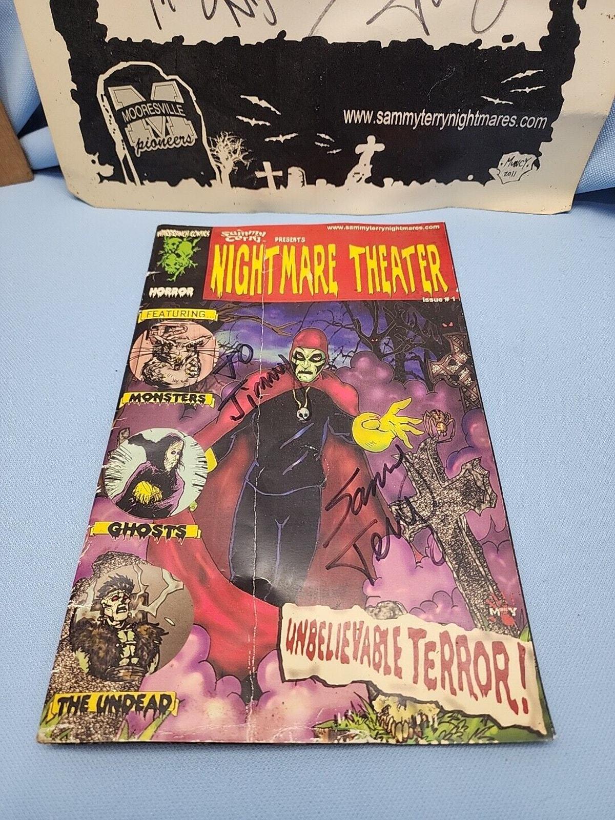 Sammy Terry Nightmare Poster and Comic Book Signed - Etsy
