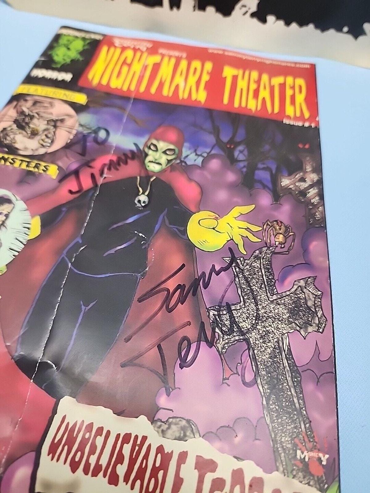 Sammy Terry Nightmare Poster and Comic Book Signed - Etsy