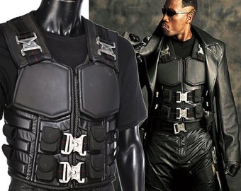 Blade Wesley Snipes Handmade Cosplay Leather Costume or Vest - Etsy