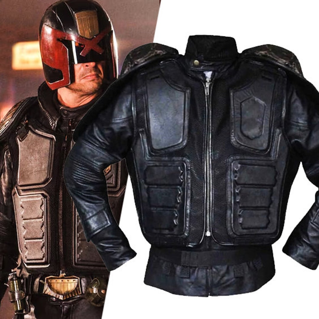 DREDD Judge Dredd Armour Jacket, Karl Urban Movie Costume, Authentic ...