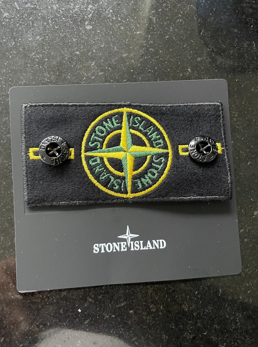 Genuine Stone Island Badge Authentic With 2 Buttons - Etsy