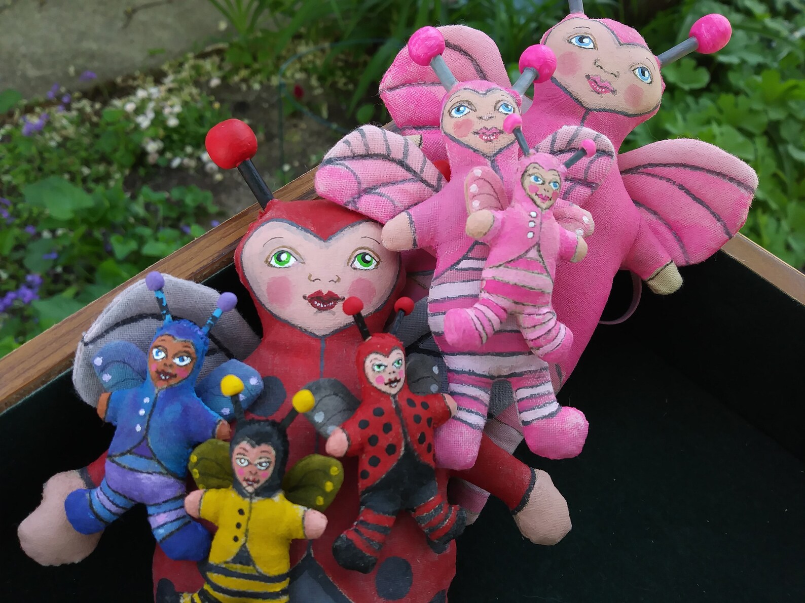 Pink Love Bug Doll Made to Order Anthropomorphic Valentine | Etsy