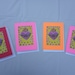Valentine's Day Sacred Heart Art Cards Set of 4 Handmade - Etsy