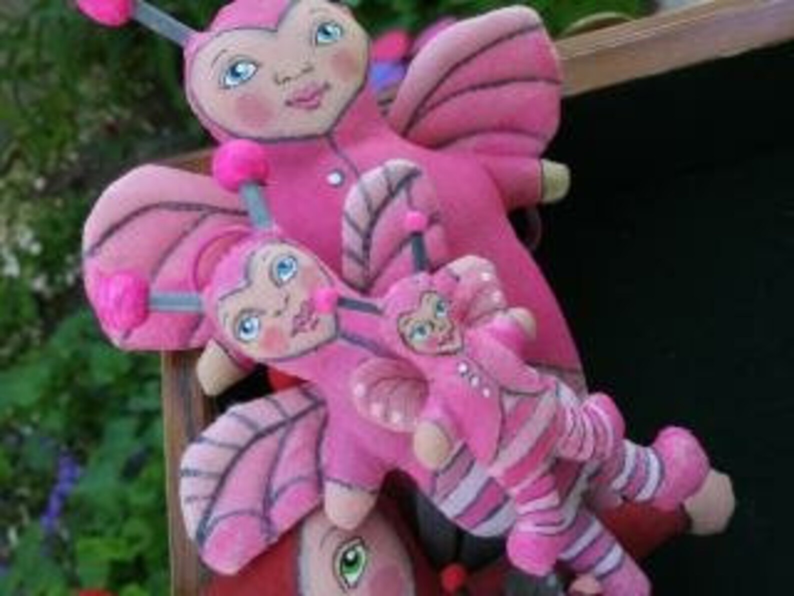 Pink Love Bug Doll Made to Order Anthropomorphic Valentine | Etsy