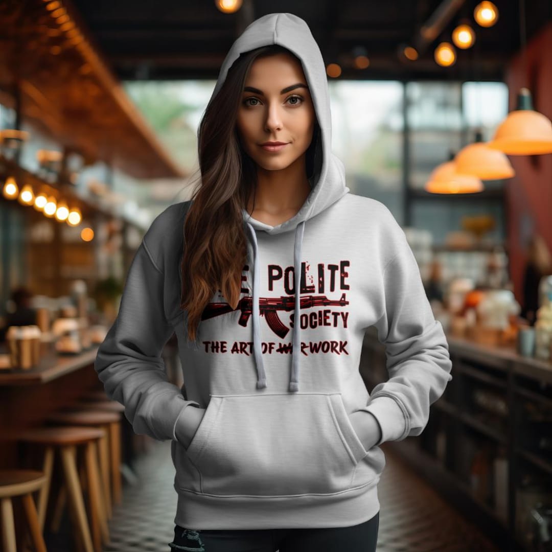 AK-47 Kalashnikov Rifle Hoodie for 2nd Amendment Enthusiasts, Unisex ...