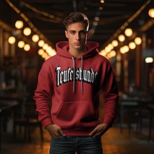 USMC Teufelshunde Tribute Hoodie, Devil Dogs Marines Rock Band Sweatshirt, Military Apparel Gift ...