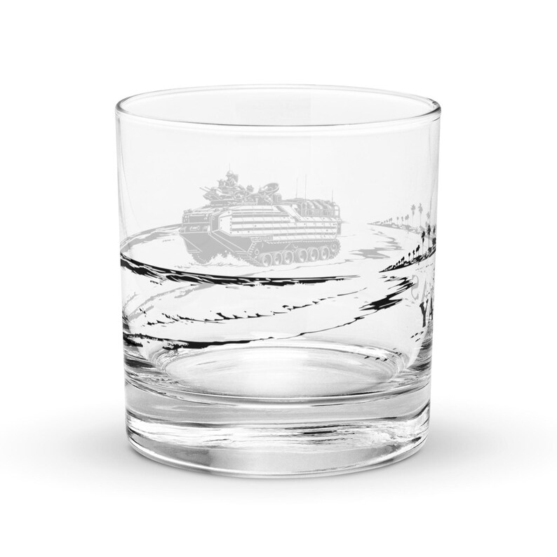 USMC AAV Whiskey Glass | Marine Corps 1833 Operator 2141 Mechanic ...