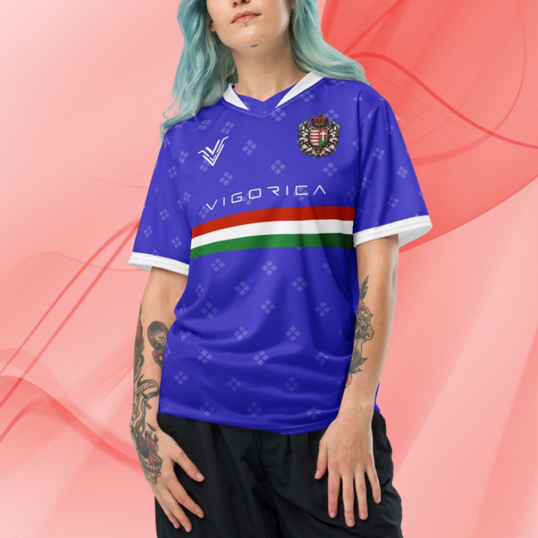Hungary Euro 2024 Premium Jersey High-quality V-neck Short Sleeve Shirt ...