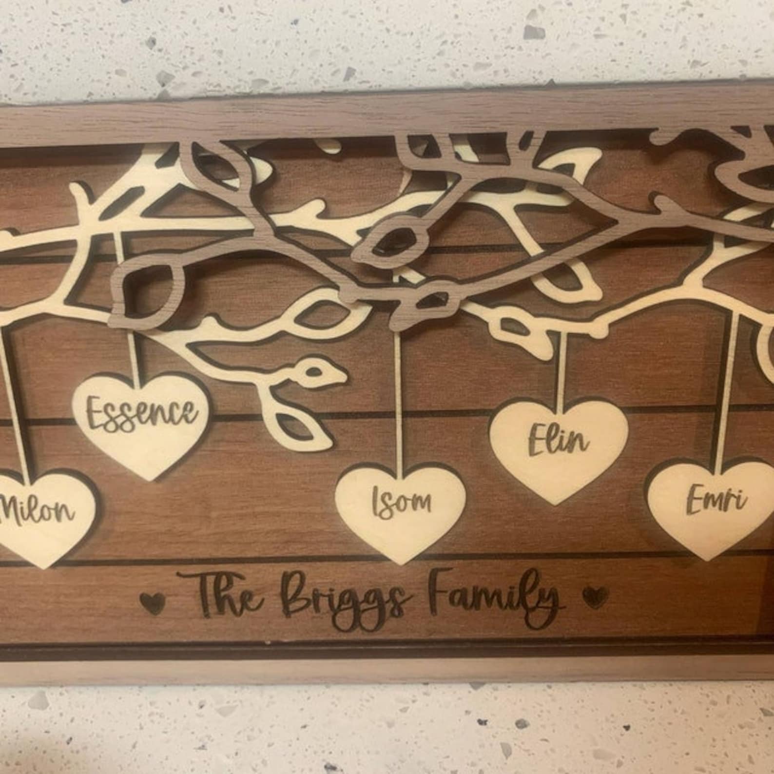 Personalized Wooden Family Tree Sign - Etsy