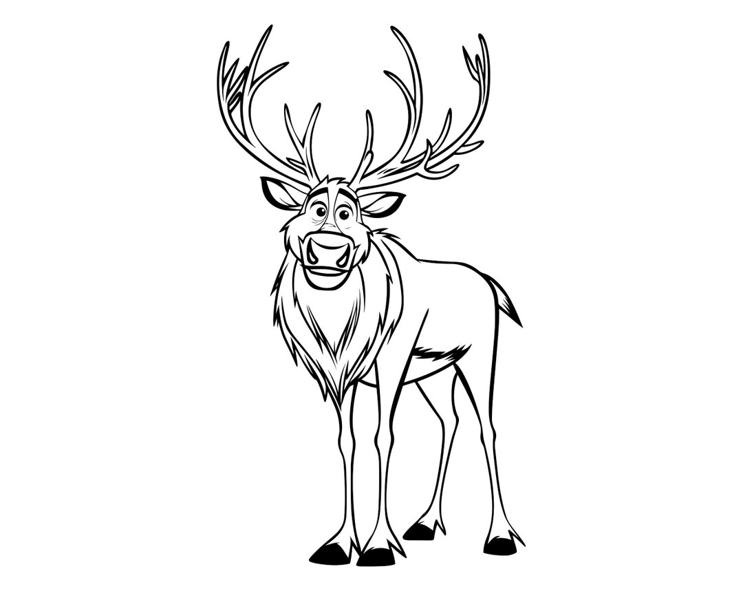 Frozen Sven Svg, Frozen Sven Png, Frozen Sven Clipart Svg, Frozen Olaf ...