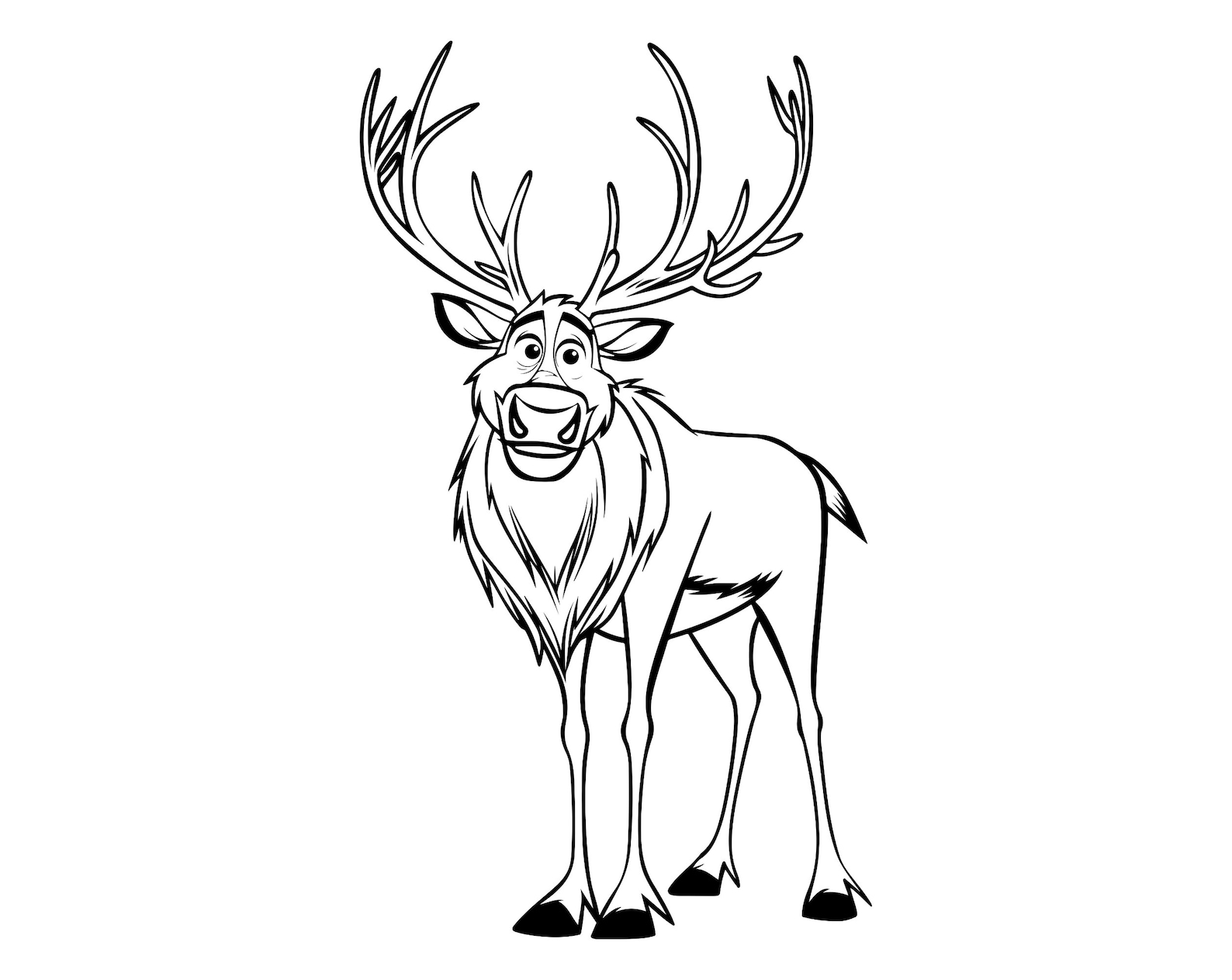 Frozen Sven Svg, Frozen Sven Png, Frozen Sven Clipart Svg, Frozen Olaf ...