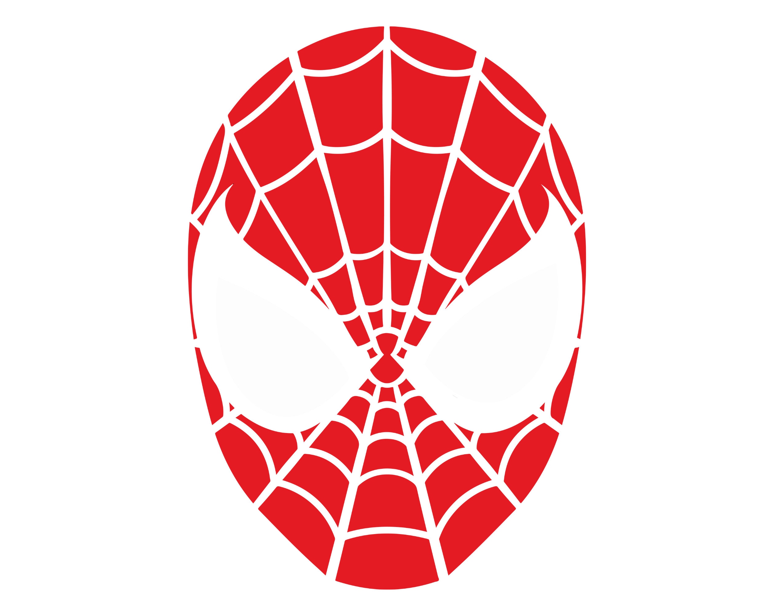 Spiderman Svg, Cara de Spiderman en capas Svg, Cara de Spiderman Png ...