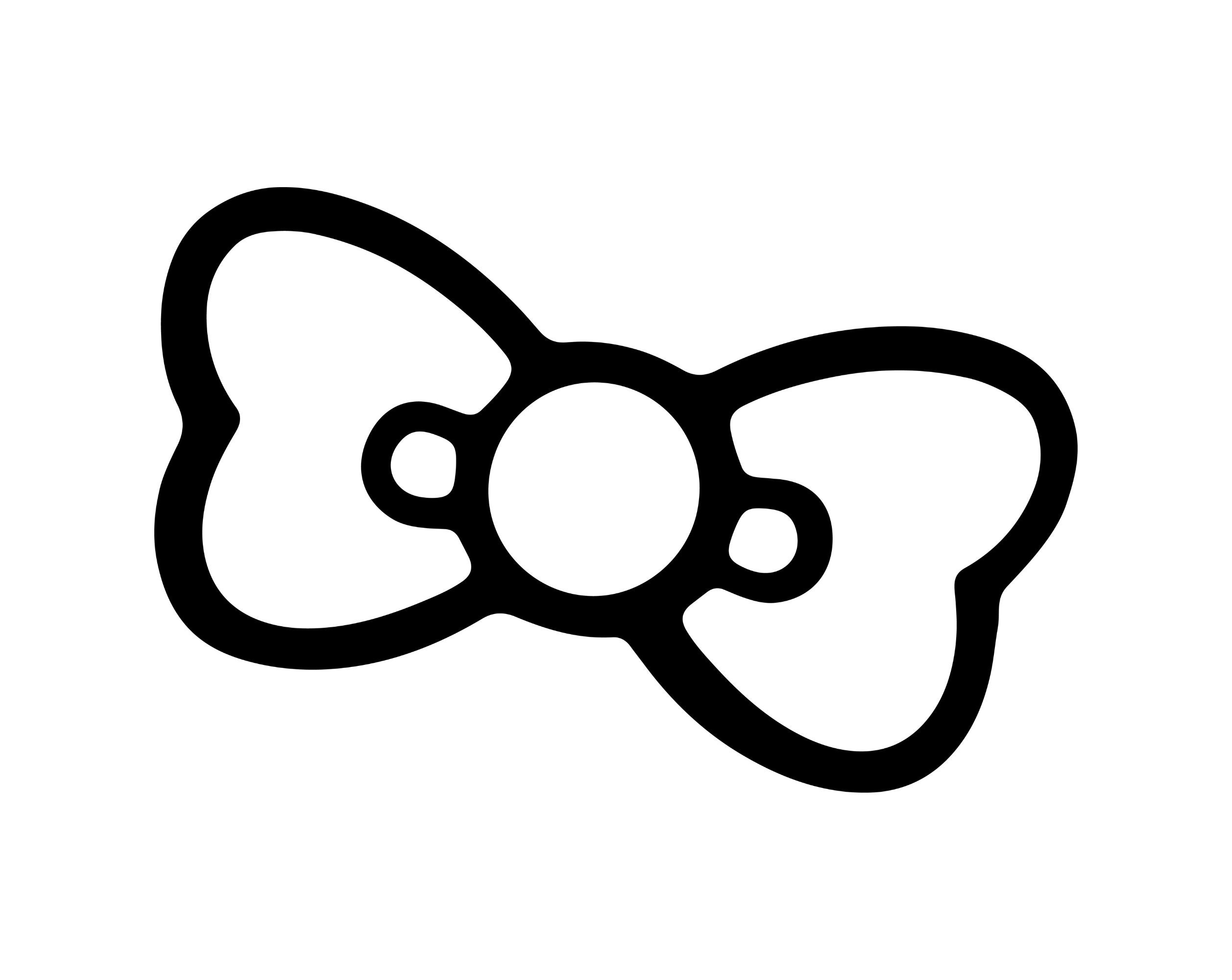 Bow Outline Svg, Bow Svg, Kitty Bow Svg, Bow Png, Cute Bow Svg, Cut ...