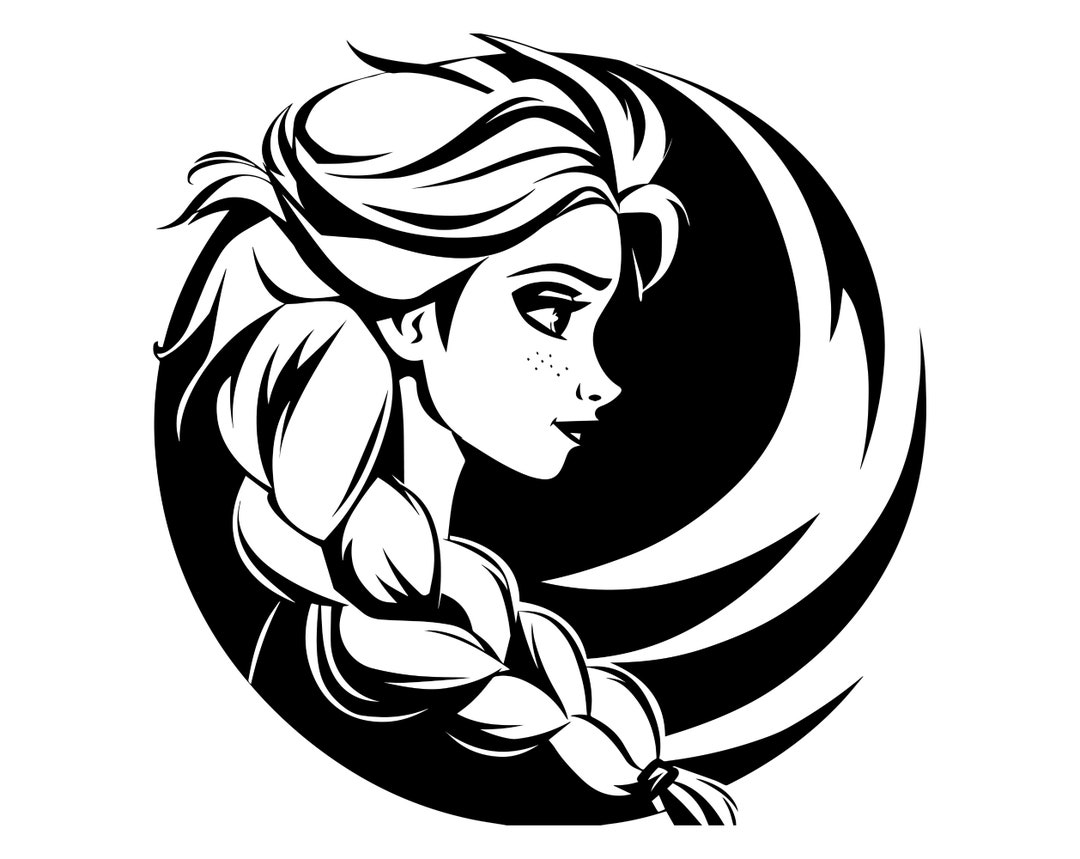 Elsa Svg, Elsa Frozen Svg, Princess Svg, Frozen Elsa Svg, Cute Elsa ...