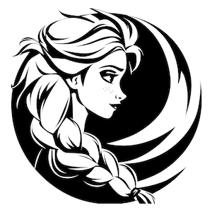 Elsa Svg, Elsa Frozen Svg, Princess Svg, Frozen Elsa Svg, Cute Elsa ...