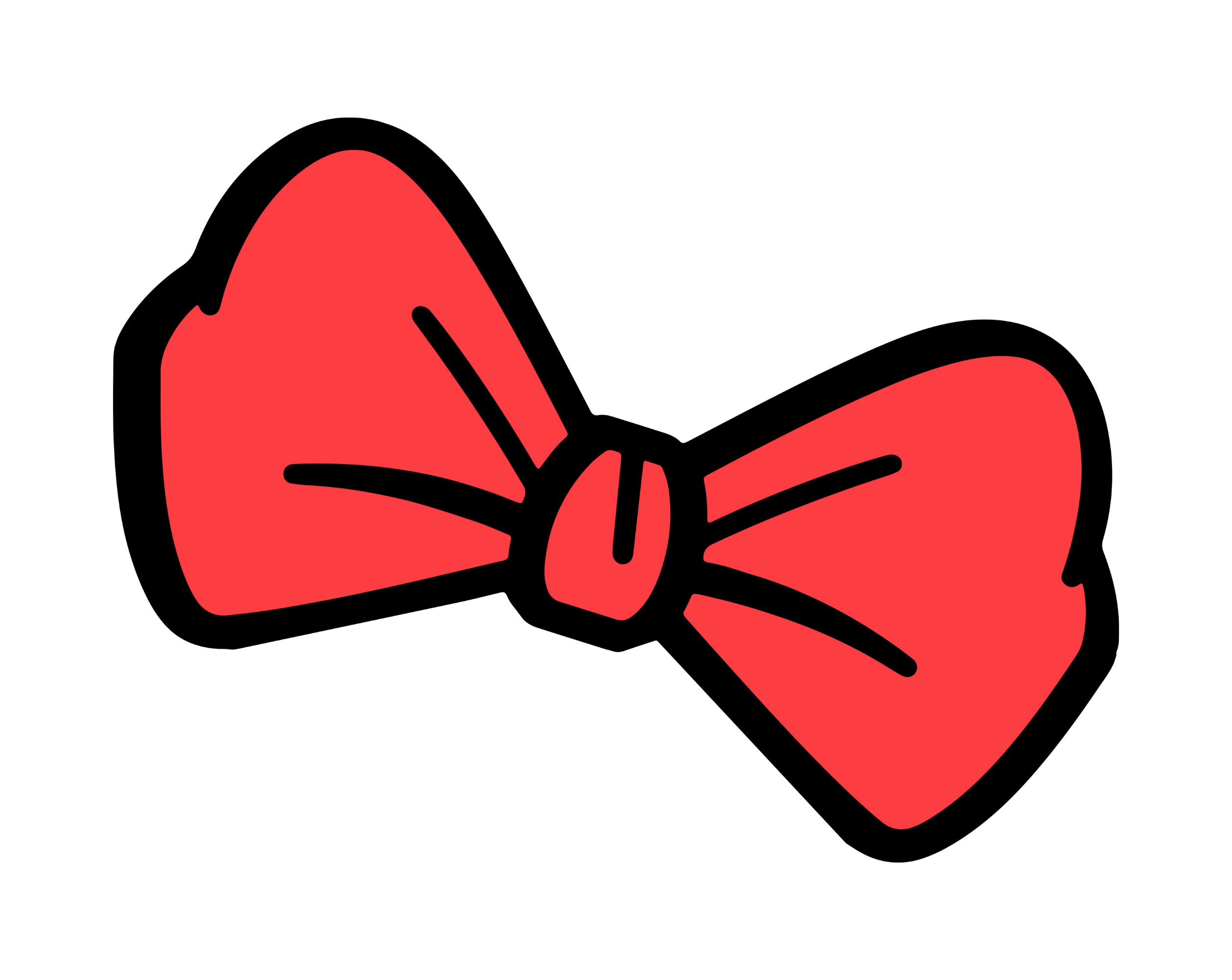 Bow Svg, Cute Kitty Red Bow SVG & PNG Bundle Layered, Outline, and ...