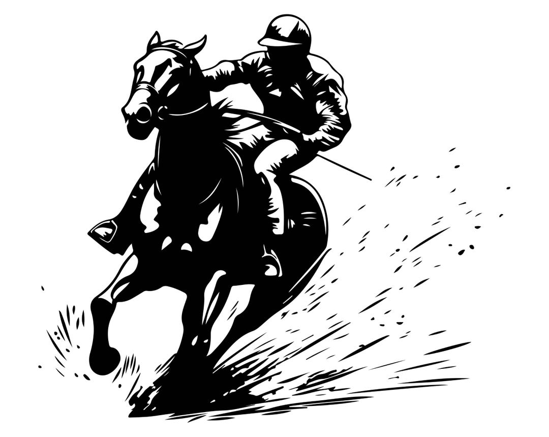Barrel Racing SVG, Barrel Racing Outline Svg, Barrel Racing Silhouette ...