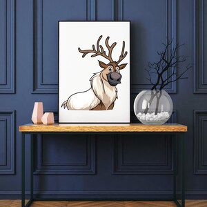 Sven Png, Cartoon Style Sven Clipart, Frozen Sven Png, Frozen Clipart ...