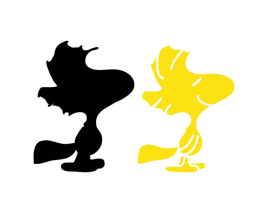 Woodstock Svg Layered Woodstock Svg Png cartoon Woodstock Silhouette ...