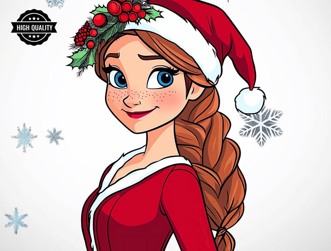 Anna Png, Anna Christmas Png, Frozen Anna Clipart, Anna Christmas ...