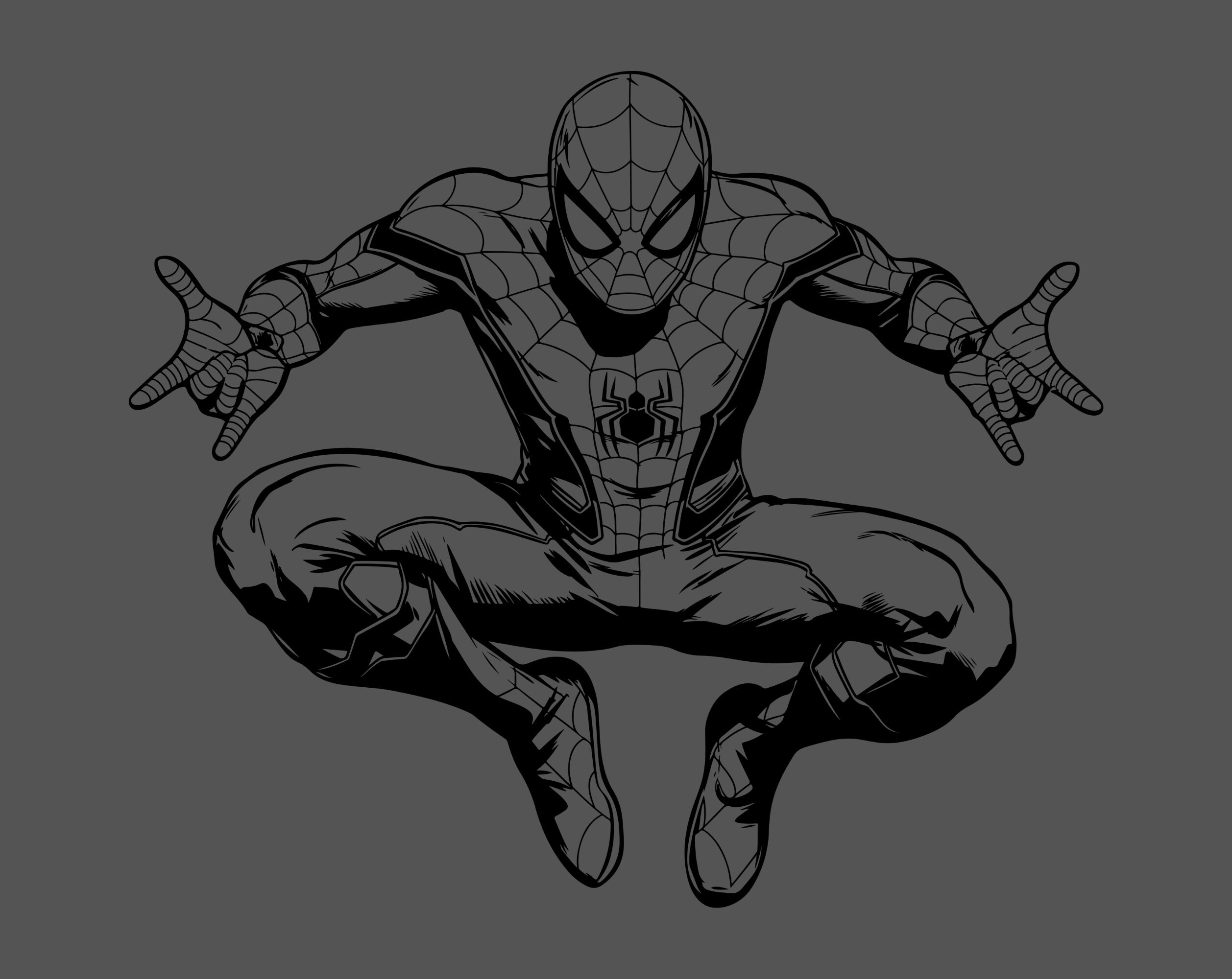 Spiderman Svg, Spiderman Fly Svg, Spiderman Outline Svg, Spiderman ...
