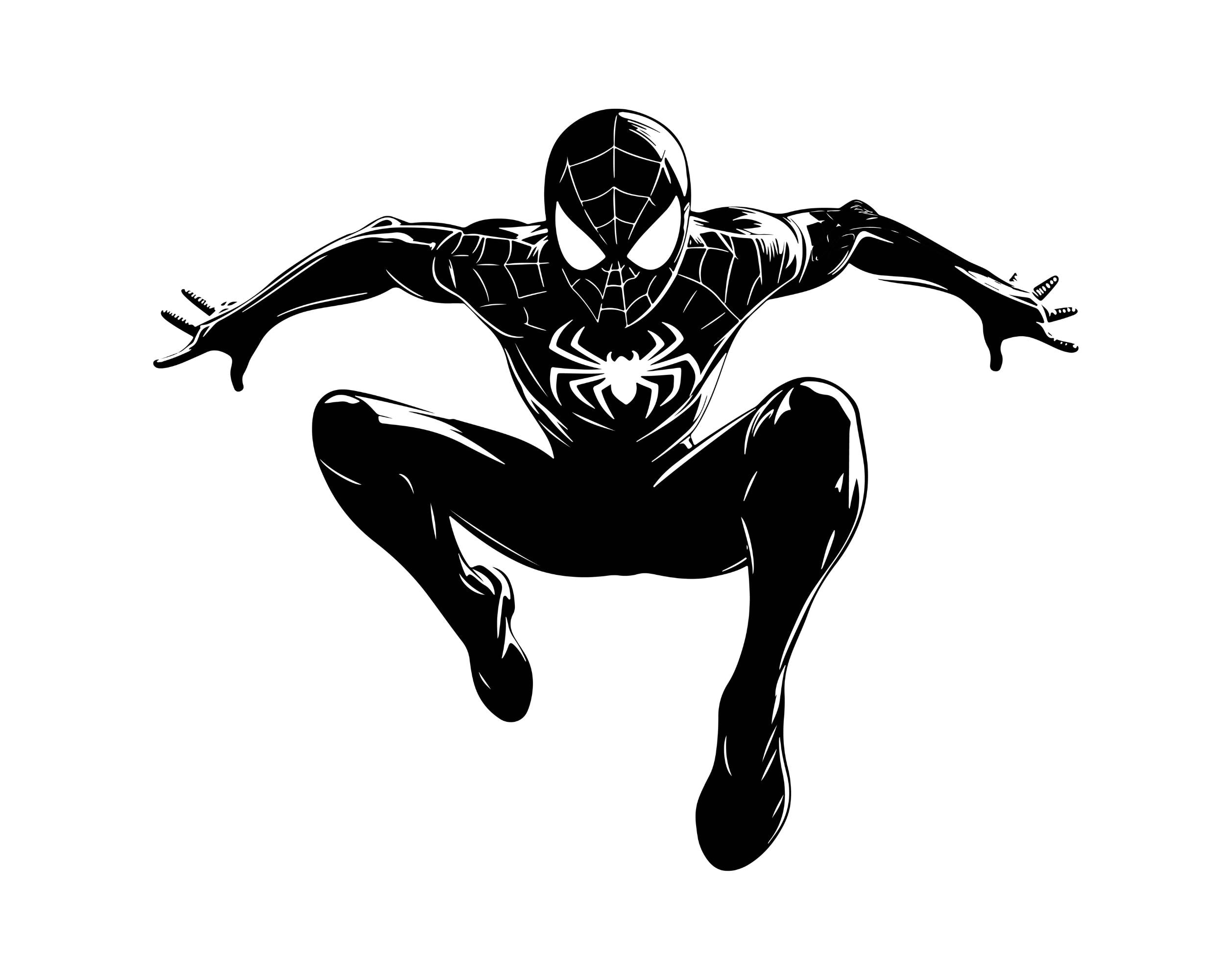 Spiderman, Spiderman Silhouette Svg, Spiderman Svg, Spiderman ...