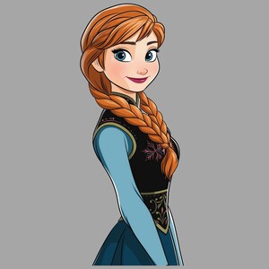 Frozen Anna Png, Cartoon Anna Clipart, Anna Png, Frozen Clipart, Frozen ...