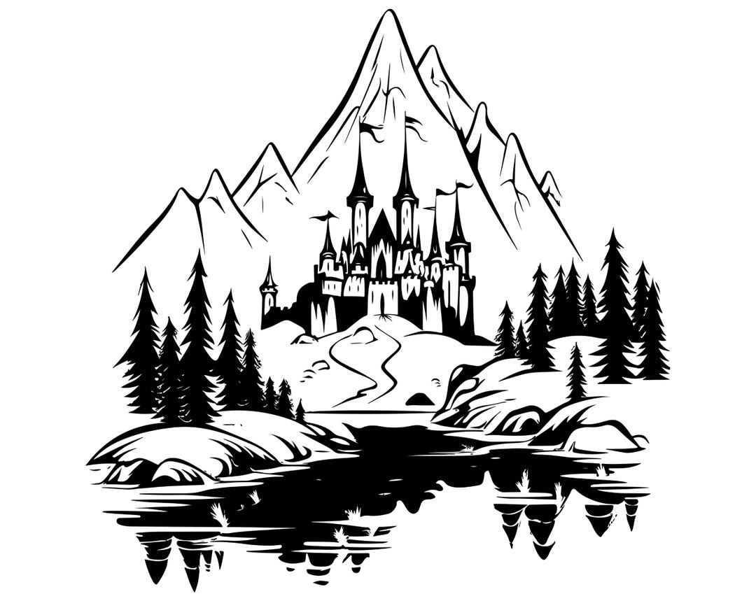 Arendelle SVG, Frozen Svg, Frozen Castle Clipart, Frozen Castle ...