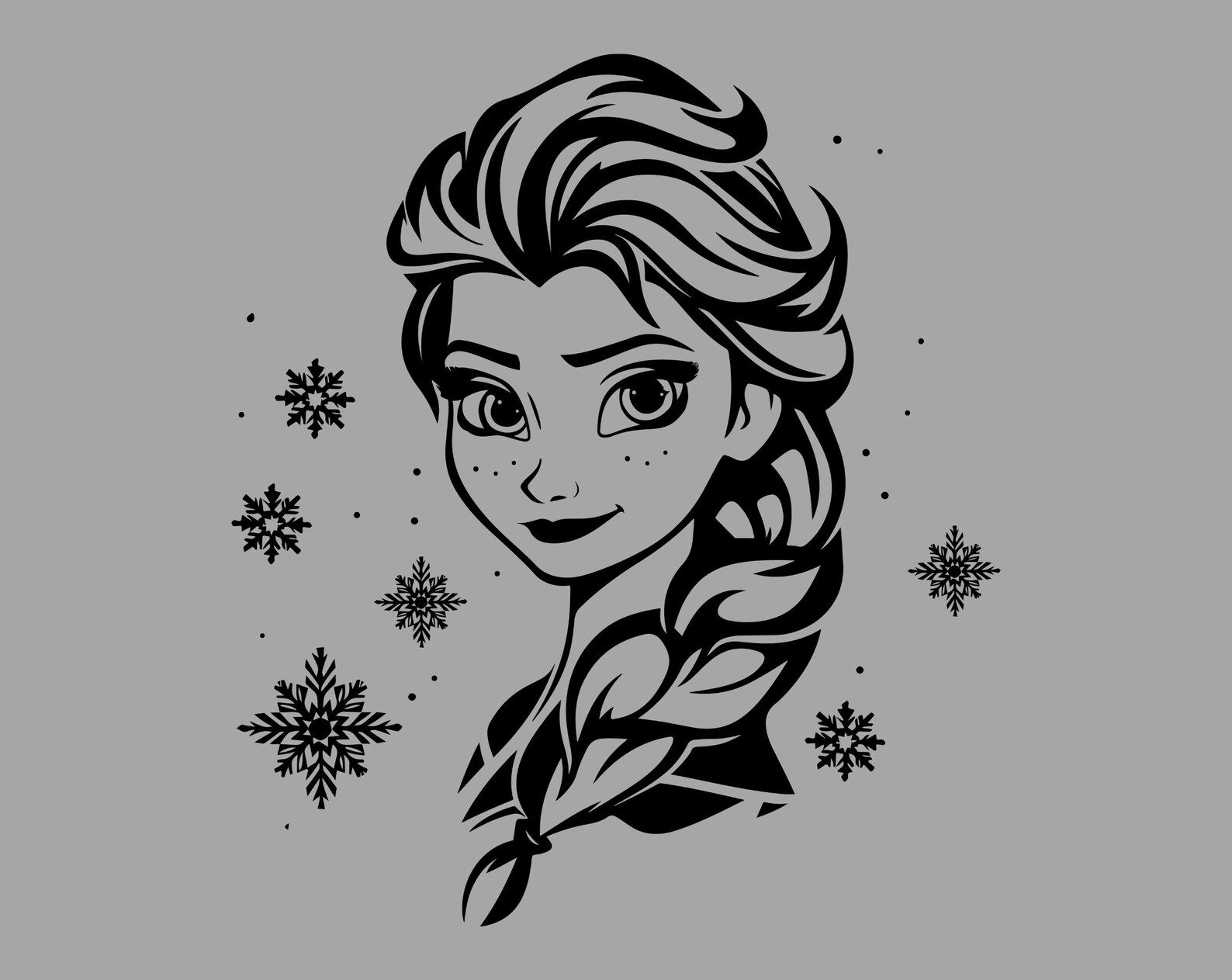 Elsa Svg, Elsa Outline Svg, Elsa Frozen Svg, Princesa Svg, Frozen Elsa ...