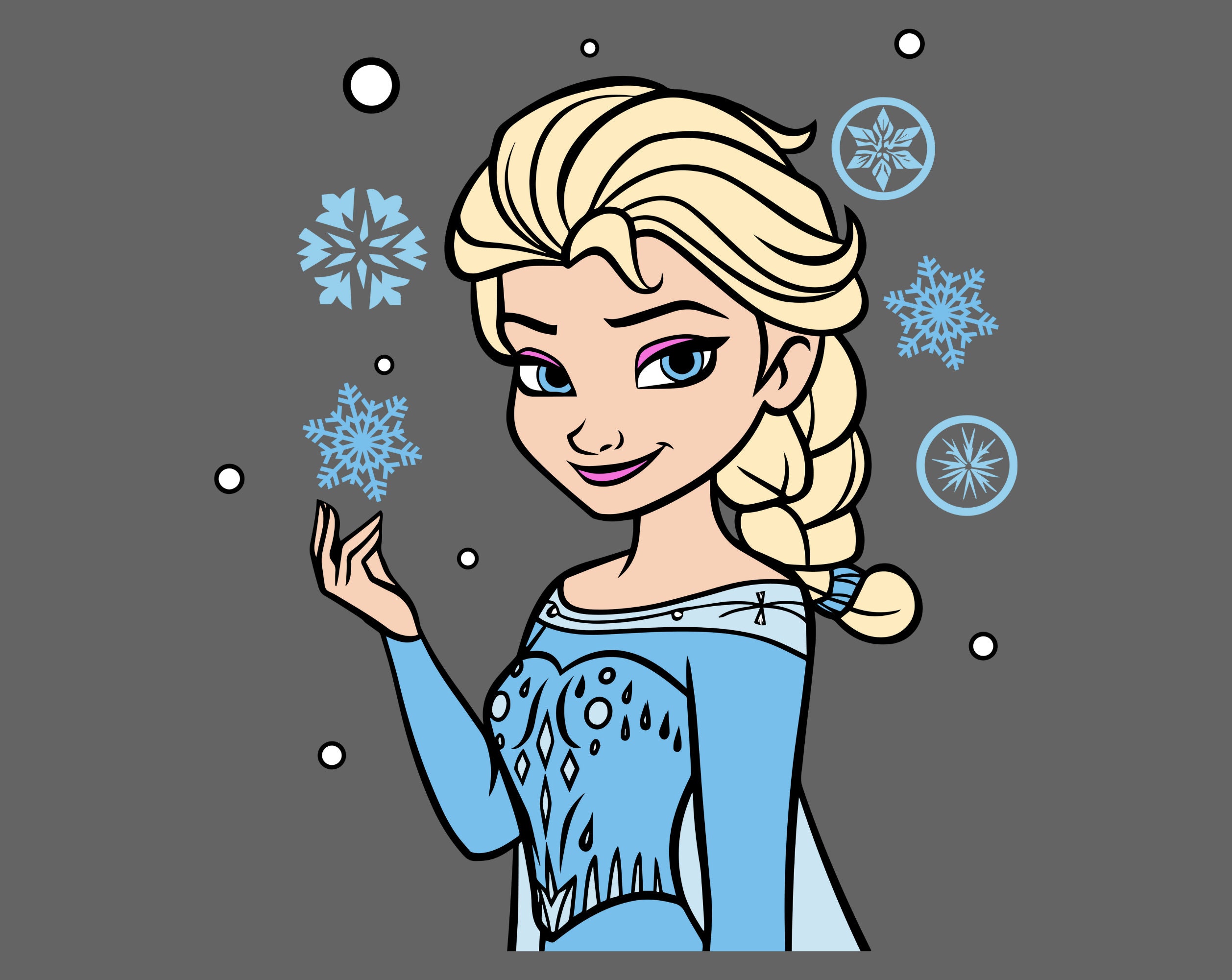 Elsa Svg, Princess Svg, Elsa Outline Svg, Elsa Frozen Svg, Frozen ...