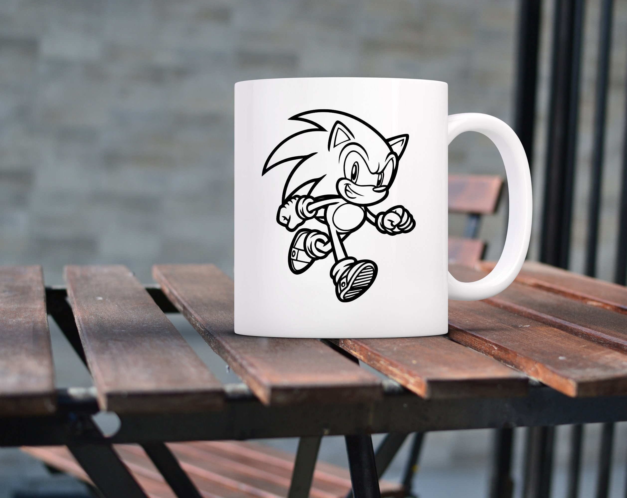 Sonic Outline svg, Sonic Outline Png, Sonic svg, Sonic the Hedgehog svg ...