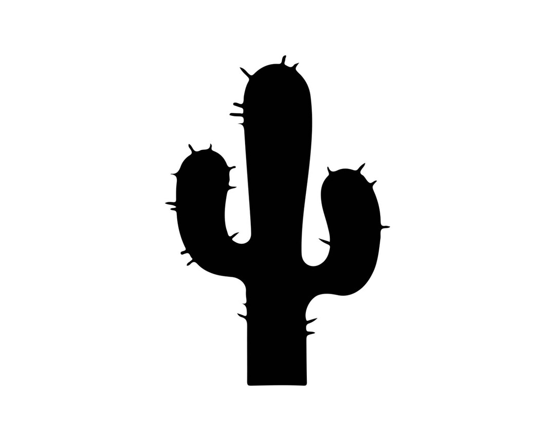 Cactus SVG & PNG Simple Line Art Cactus Design for DIY Crafts, Apparel ...