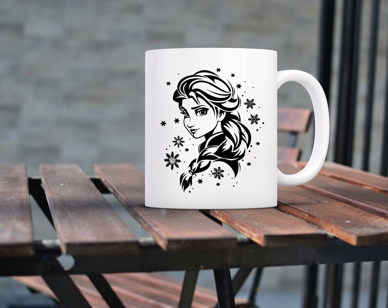 Elsa Frozen Svg, Elsa Frozen Png, Frozen Sisters Elsa Svg, Snowflakes ...