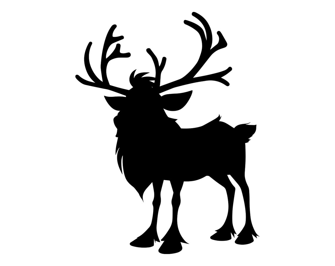 Frozen Sven Svg, Layered Frozen Sven Svg, Frozen Sven Clipart Svg, Deer ...
