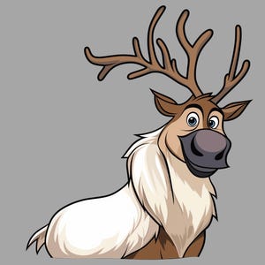 Sven Png, Cartoon Style Sven Clipart, Frozen Sven Png, Frozen Clipart ...