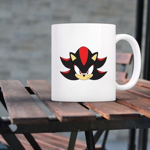 Shadow the Hedgehog Face SVG and PNG Detailed Gaming Character Design ...