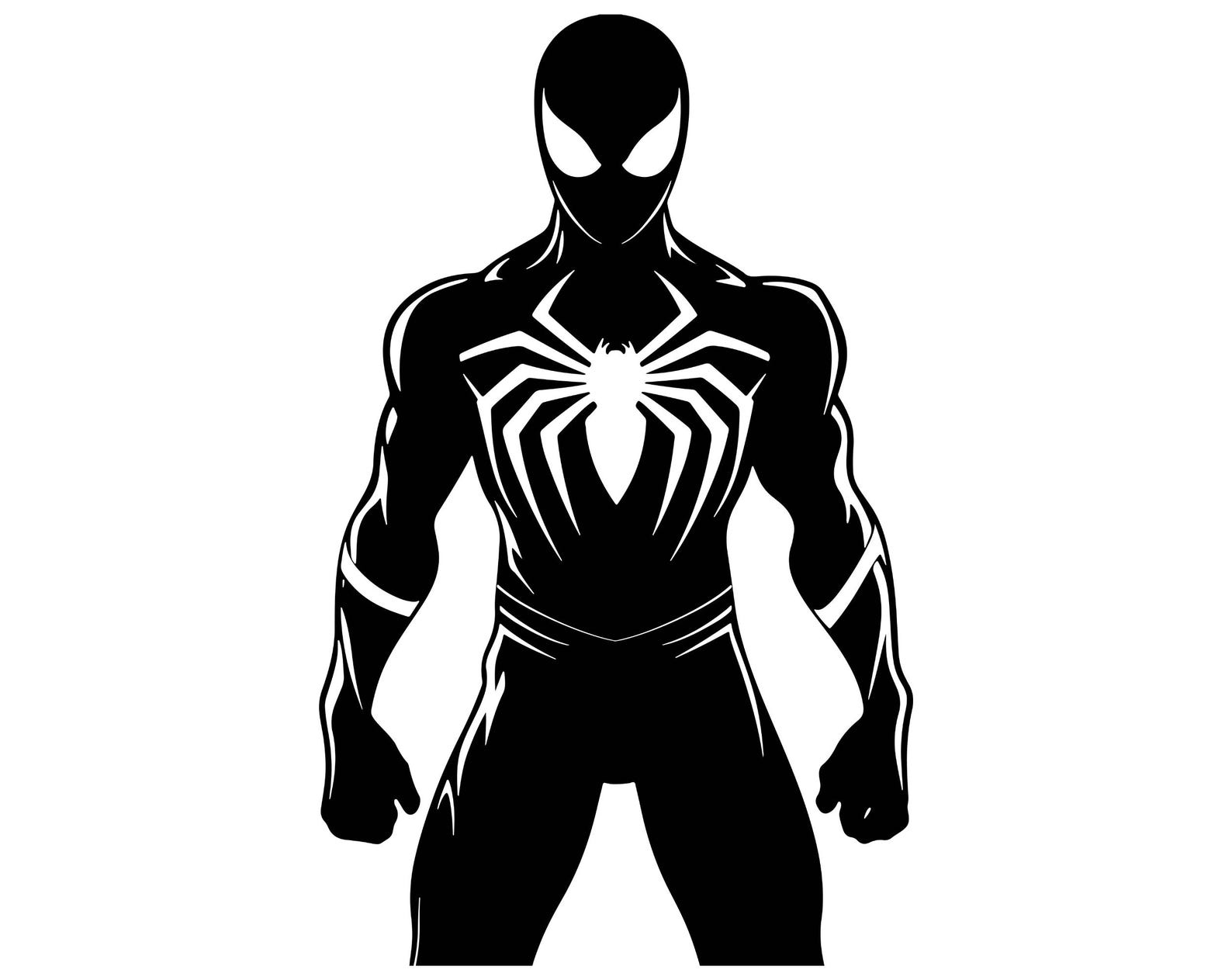 Spiderman Silhouette Svg, Spiderman Svg, Spiderman Png, Spiderman ...