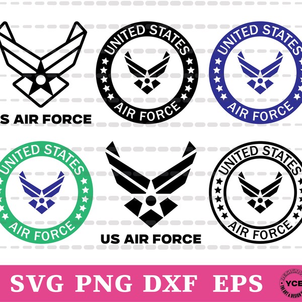 Air Force Design Dxf - Etsy