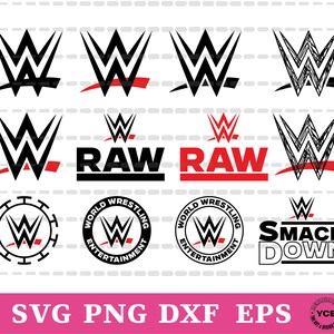 Wwe Logo Svg - Etsy